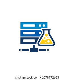 Research Server Logo Icon Design Stock Vector (Royalty Free) 1078772663 ...