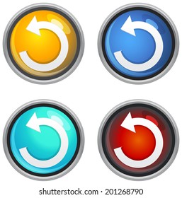 Reset Icon Illustration Stock Vector (Royalty Free) 201268790 ...