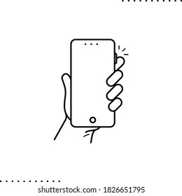 Reset Phone Vector Outline Icon Stock Vector (Royalty Free) 1826651795 ...