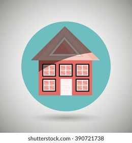 Residential Icon Design Stock Vector (Royalty Free) 390723025