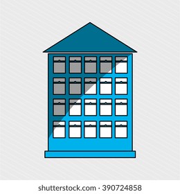 Residential Icon Design Stock Vector (Royalty Free) 390724858 ...