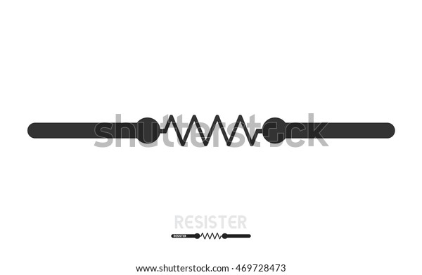Resistor Electronic Circuit Symbols Stock Vector (Royalty Free ...