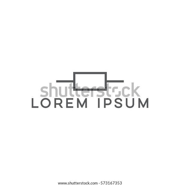 Resistor Logo Design 1 Stock Vector (Royalty Free) 573167353 | Shutterstock