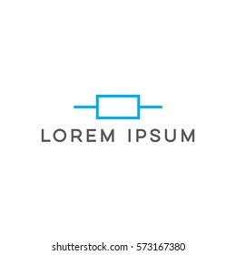 Resistor Logo Design 3 Stock Vector (Royalty Free) 573167380 | Shutterstock