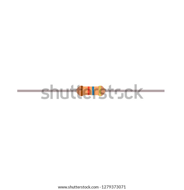 「Resistor Small Flat Vector Parts Components」のベクター画像素材（ロイヤリティフリー ...