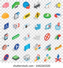 Resolve Icons Set Isometric Style 36 Stock Vector (Royalty Free ...