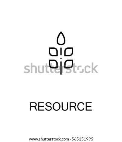 Resource Icon Single High Quality Outline 스톡 벡터(사용료 없음) 565151995 ...