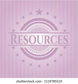 Resources Pink Emblem Retro Stock Vector (Royalty Free) 1119785519 ...