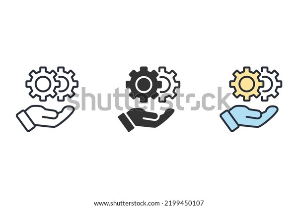 Responsibility Icons Symbol Vector Elements Infographic Stock Vector ...