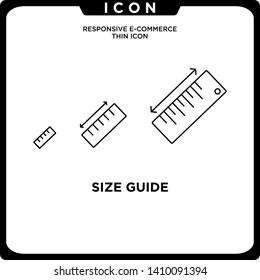 2,029 Size Guide Icon Images, Stock Photos & Vectors | Shutterstock