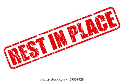Rest Place On Stamp Text On Stock Vector (Royalty Free) 459589429 ...