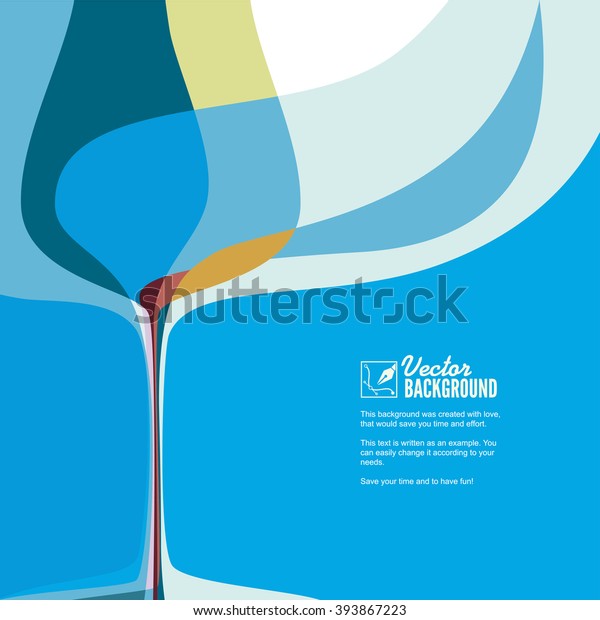 Restaraunt Bar Cover Menu Abstract Composition Stock Vector (Royalty ...