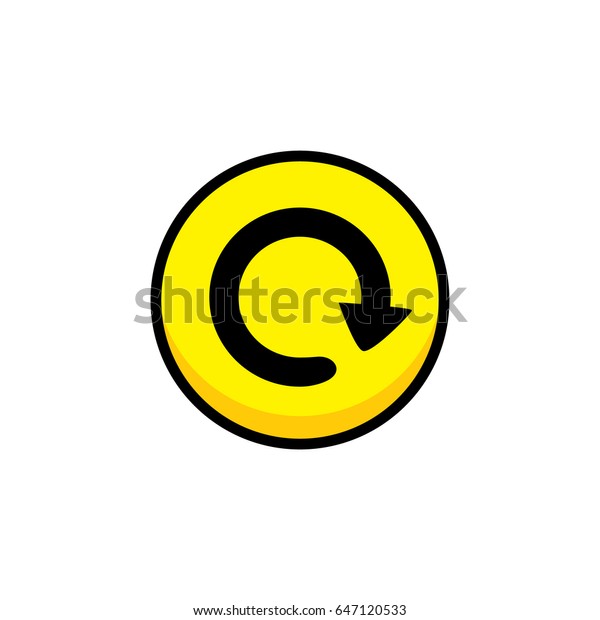 Restart Refresh Video Game Asset Menu Stock Vector (Royalty Free ...