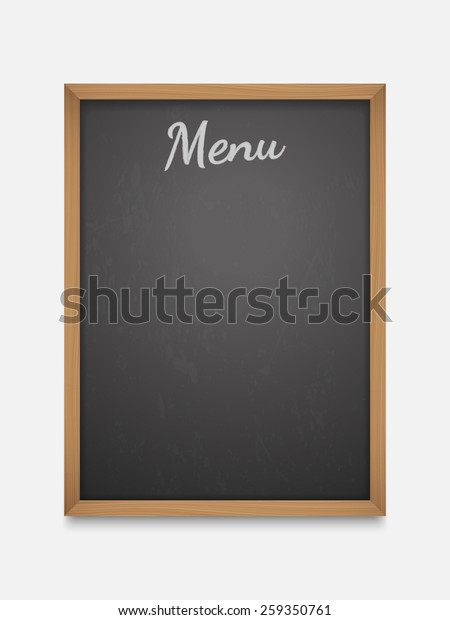 Restaurant Chalkboard Menu Frame Eps10 Vector Stock Vector (Royalty ...