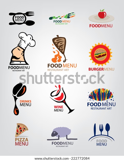 Restaurant Icon Collection, Various Food Types, Arabic, Western etc ...
