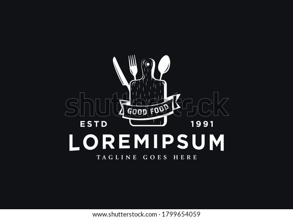 Restaurant Kitchen Logo Design Inspiration Vector Stock Vector (Royalty ...