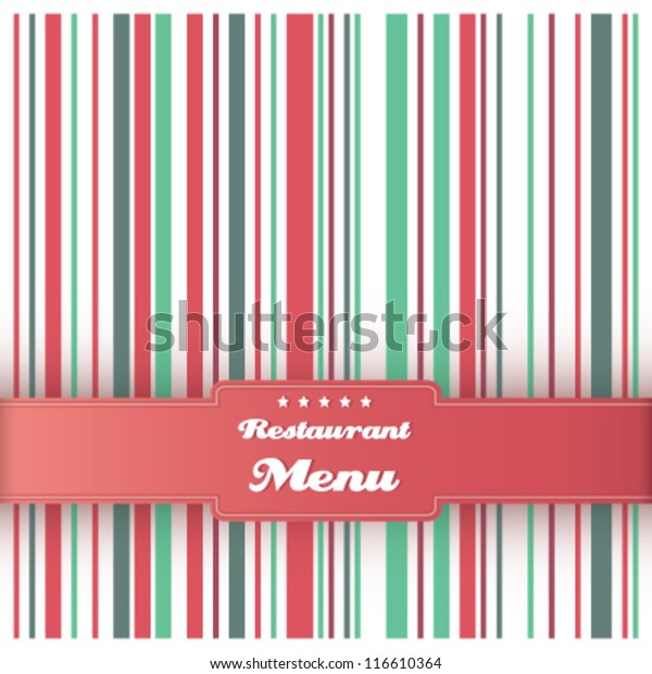 Restaurant Menu Card Design Template Vector Stock Vector (Royalty Free ...