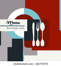 Restaurant Menu Design Template Free Copy Stock Vector (Royalty Free ...