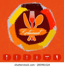 Restaurant Menu Logo Creative Design Stock Vector (Royalty Free ...