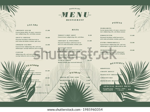 59,634 Tropical Restaurant Stock Vectors, Images & Vector Art ...