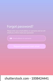 431 imágenes de Forgot password template - Imágenes, fotos y vectores ...