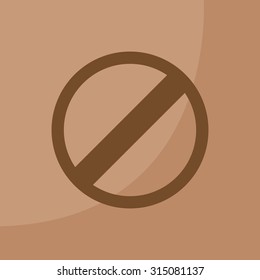 Restricted Icon Vector Design Website Stock Vector (Royalty Free ...