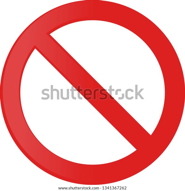 restriction sign red and white forbidding any thing