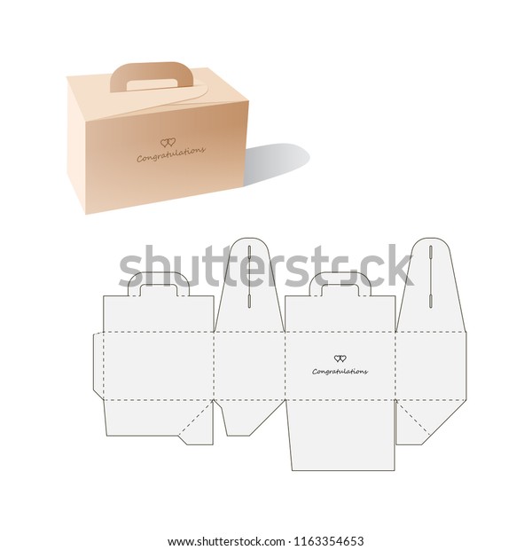 Retail Box with Blueprint Template