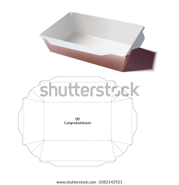Retail Box Blueprint Template: Vector có sẵn (miễn phí bản quyền ...