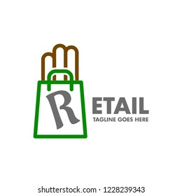 Retail Shop Logo Template Stock Vector (Royalty Free) 1228239343 ...