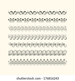 Retro Borders Stock Vector (Royalty Free) 176816243 | Shutterstock