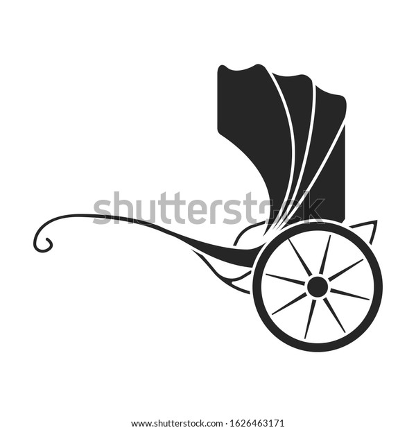 Retro Brougham Vector Iconblacksimple Vector Icon Stock Vector (Royalty ...