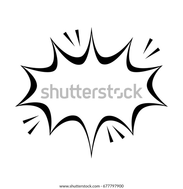 Retro Burst Icon Stock Vector (Royalty Free) 677797900