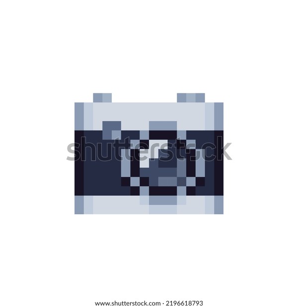 Retro Camera Icon Pixel Art Flat Stock Vector (Royalty Free) 2196618793 ...