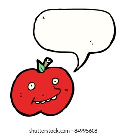 Retro Cartoon Apple Stock Vector (Royalty Free) 84995608 | Shutterstock