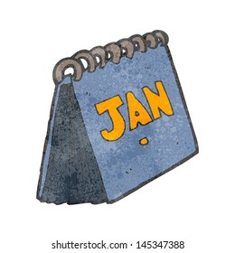 Retro Cartoon Calendar Stock Vector (Royalty Free) 145347388 | Shutterstock