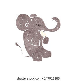 Retro Cartoon Elephant Stock Vector (Royalty Free) 147912185 | Shutterstock