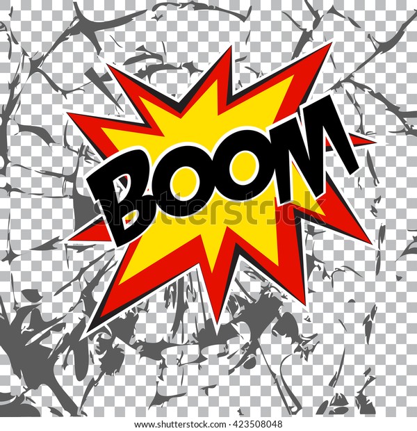 Retro Cartoon Explosion Pop Art Comic Stock Vector (Royalty Free ...
