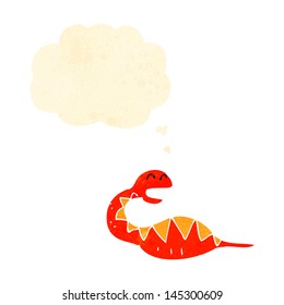 Retro Cartoon Fat Snake Stock Vector (Royalty Free) 145300609 ...
