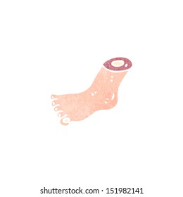 Retro Cartoon Foot Stock Vector (Royalty Free) 151982141 | Shutterstock