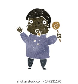 Cartoon Greedy Boy Stock Illustration 138290816