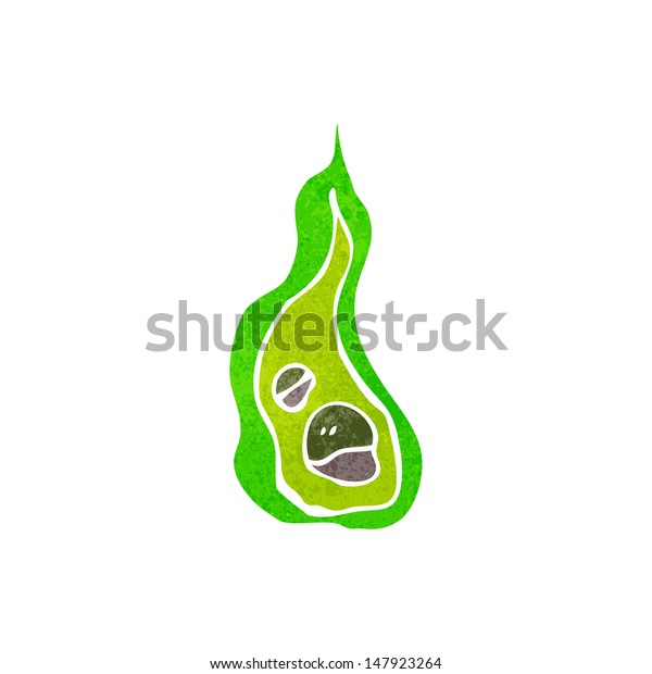 Retro Cartoon Green Fireball Stock Vector (Royalty Free) 147923264 ...