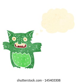 Cartoon Little Gremlin Stock Illustration 136824401