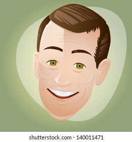 Retro Cartoon Man Stock Vector (Royalty Free) 140011471 | Shutterstock
