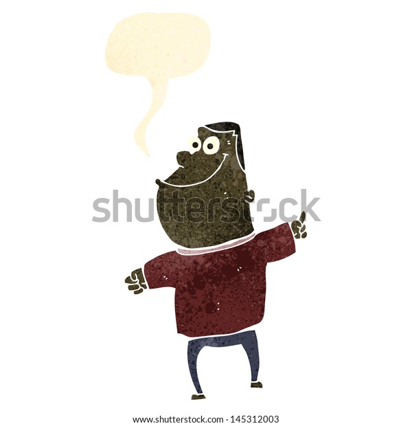 Retro Cartoon Pointing Man Stock Vector (Royalty Free) 145312003 ...