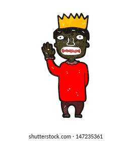 Cartoon Prince Swearing Oath Stock Vector (Royalty Free) 118578574
