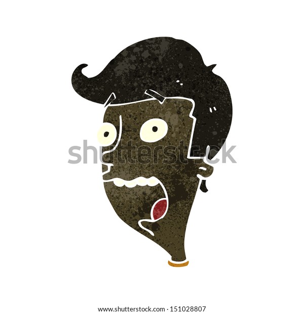 Retro Cartoon Scared Man Stock Vector (Royalty Free) 151028807 ...