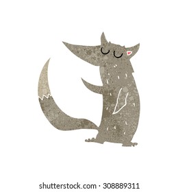 Retro Cartoon Wolf Stock Vector (Royalty Free) 308889311 | Shutterstock