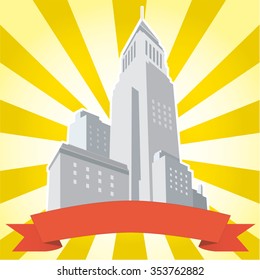 Retro City Logo Stock Vector (Royalty Free) 353762882 | Shutterstock