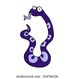 Retro Comic Book Style Cartoon Snake Stock Vector (Royalty Free ...